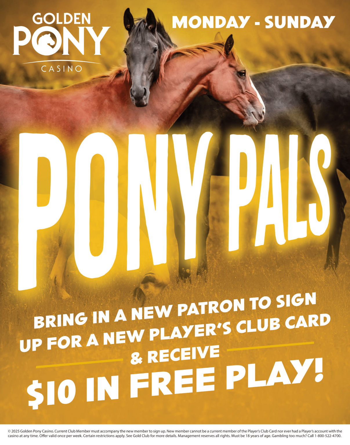 PONY PALS | Golden Pony Casino